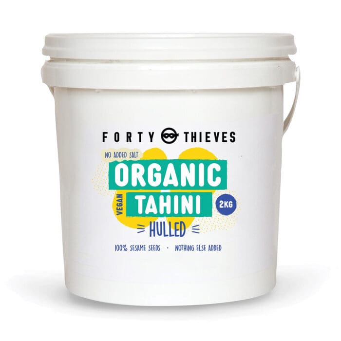 Bulk Organic Tahini Pail 2kg - 4kg - 10kg | Forty Thieves